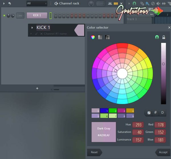 Using FL Studio’s New Color Selector [Color Palette] | GratuiTous